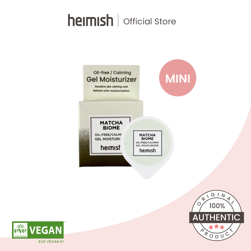 heimish Matcha Biome Oil-Free/Calming Gel Moisturizer Blister 5ml (MINI ...