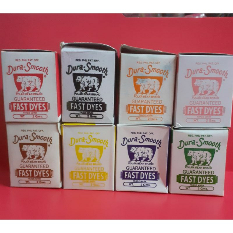 jobos/dye fabric fast dye 3 pieces 20 | Shopee Philippines