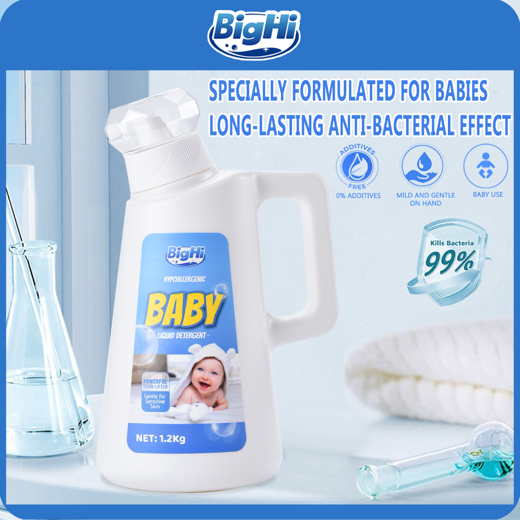 Baby Liquid Laundry Detergent Bighi Mild and Care Additives Free Baby ...