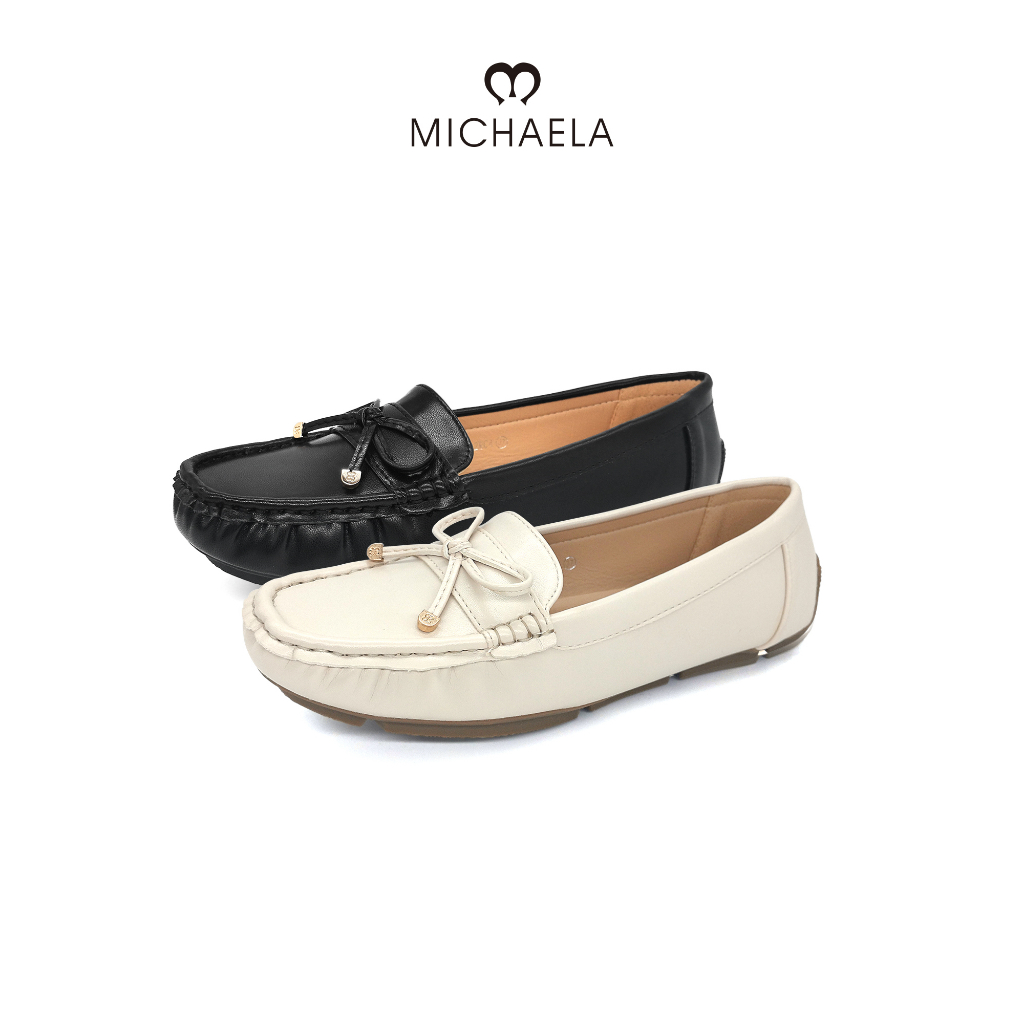 MICHAELA Loafer Shoes for Women Square Toe Anti-Slip Recycled Rubber ...
