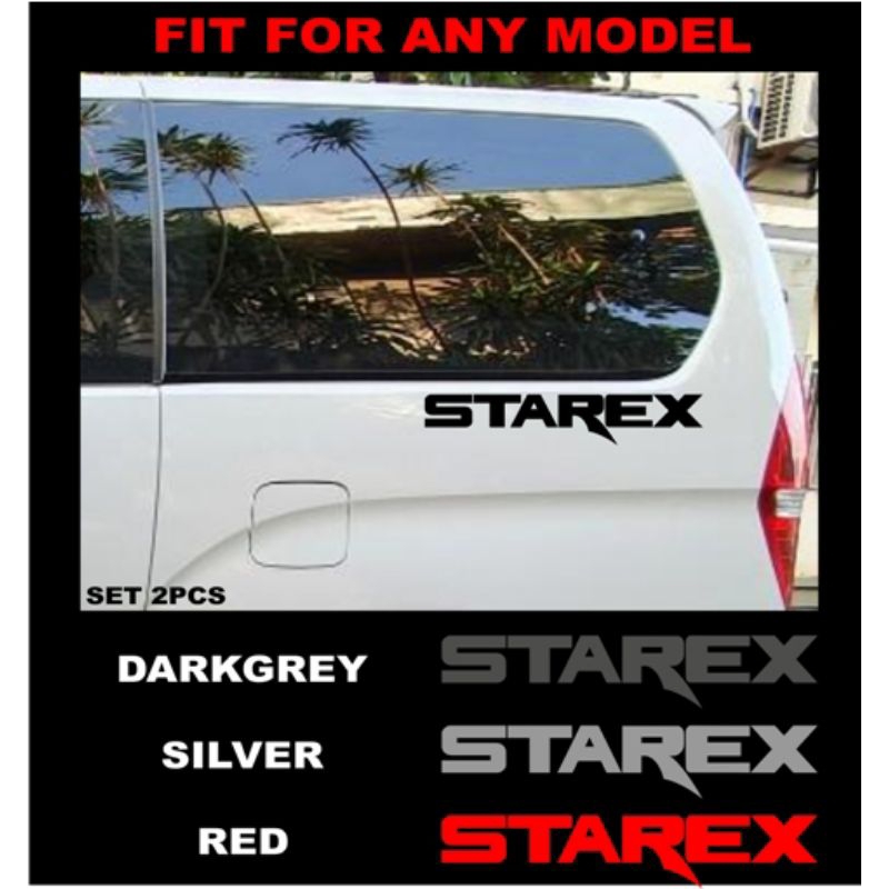 Hyundai Starex Van Side Body Sticker Design Fit for all Model 2pcs ...