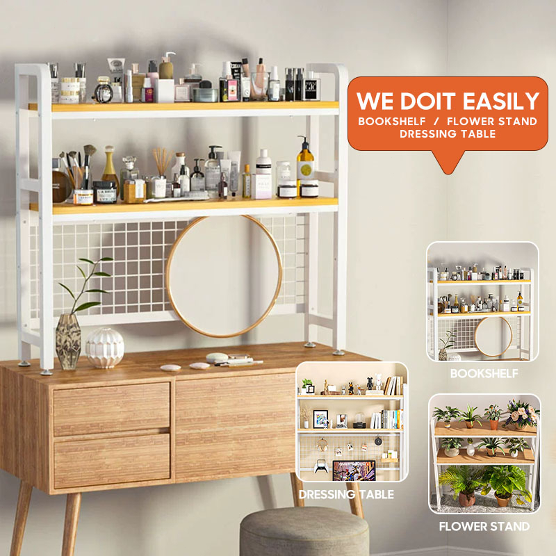 COD Desktop Organizer Tabletop Rack Multi-laver Student Bookshelf ...