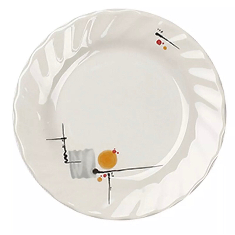 Melawares Morning Sun Groove Round Dinner Plate | Shopee Philippines