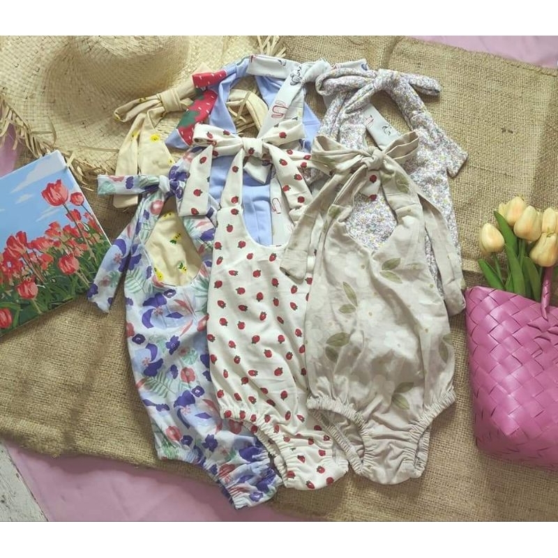 Little Vella Kiddie Halter Bodysuit ( 1-4 Years Old) | Shopee Philippines