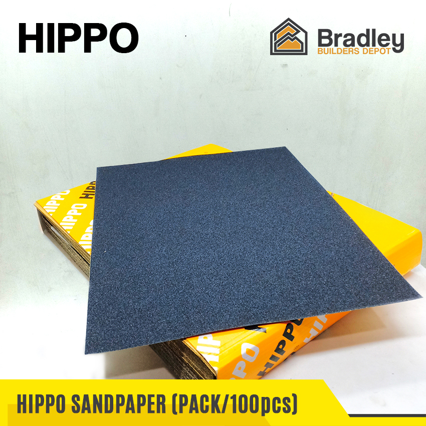 Hippo Waterproof Sandpaper (Sold per pack / 100pcs) | Shopee Philippines
