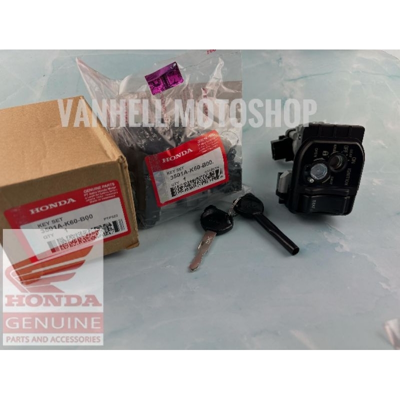 (VH) Honda Click V1 125cc / 150cc( 2015-2017) Key Set Assembly | Shopee ...