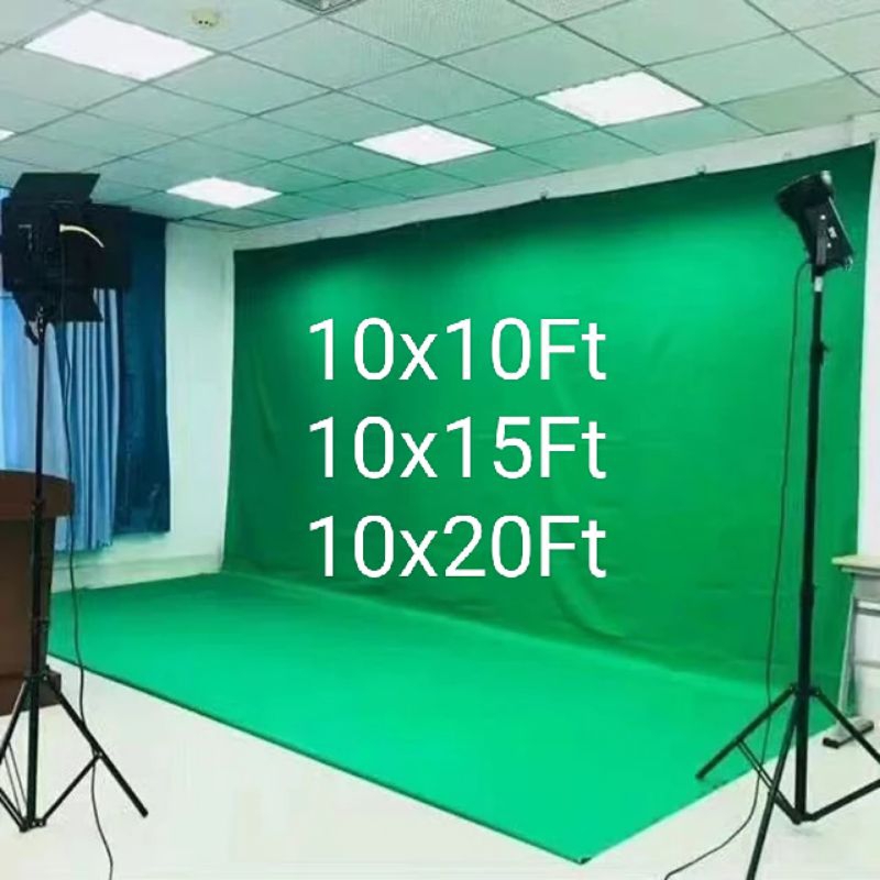 Large Size Green Screen Photography Background for Live Streamers ...