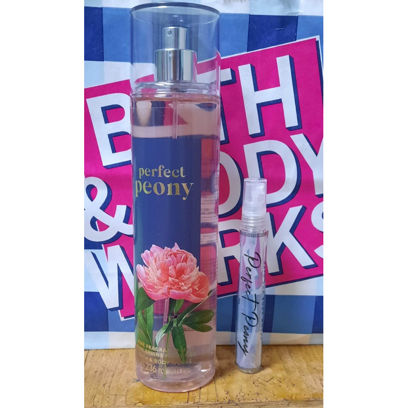 10 ML BBW PERFECT PEONY BODY MIST 10 ML | Shopee Philippines