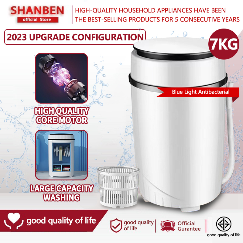 SHANBEN Electric 7KG Automatic Washing Machine Baby S pecial Mini ...