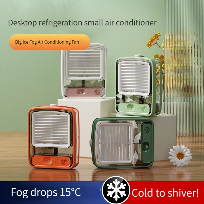 Portable USB charging Mini Desk cooling Fan with Humidifying Water Nano ...