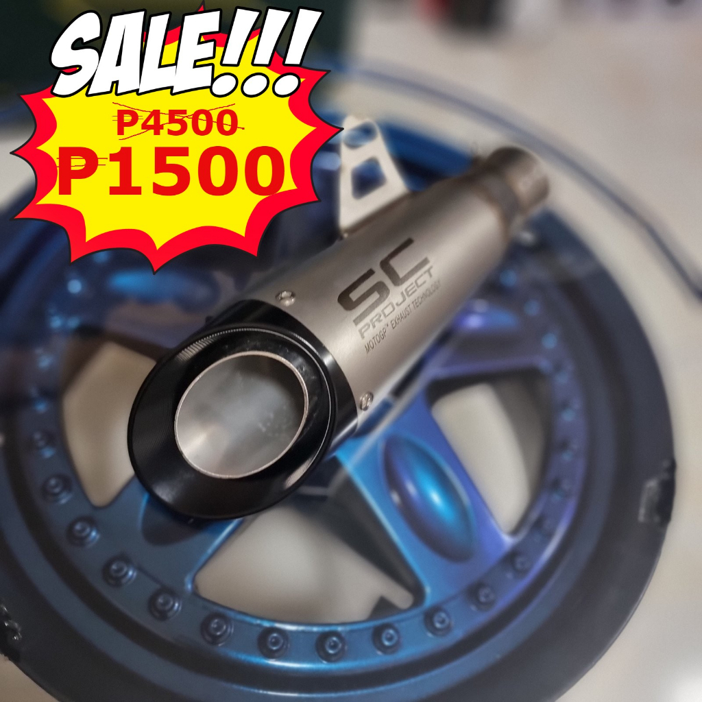 Muffler Exhaust End Can Slanted Round Canister | Shopee Philippines
