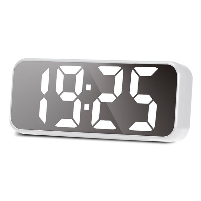 LED Digital Alarm Clock with 12/24H Table Clocks Temperature Date ...