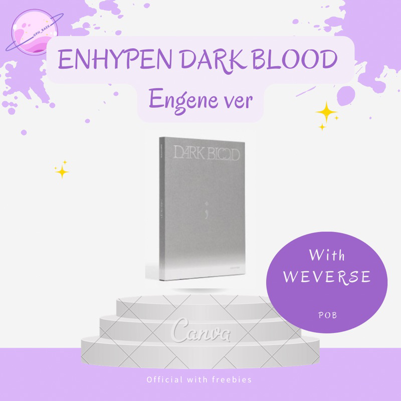 [ONHAND] ENHYPEN Dark Blood Engene ver (Official with Weverse Gift ...