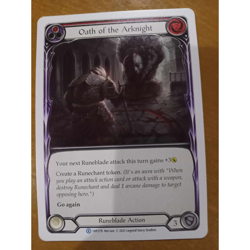 FAB Flesh and Blood TCG: Oath of the Arknight History Pack Vol 1 ...