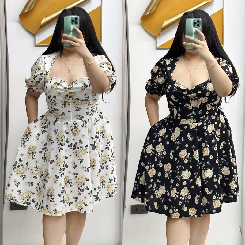 Myka dress by plus size collection ph | Shopee Philippines
