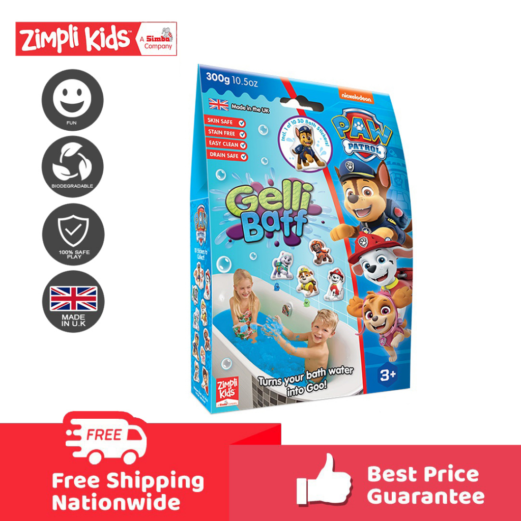 Zimpli Kids 6530 Paw Patrol Gelli Baff - Blue | Shopee Philippines