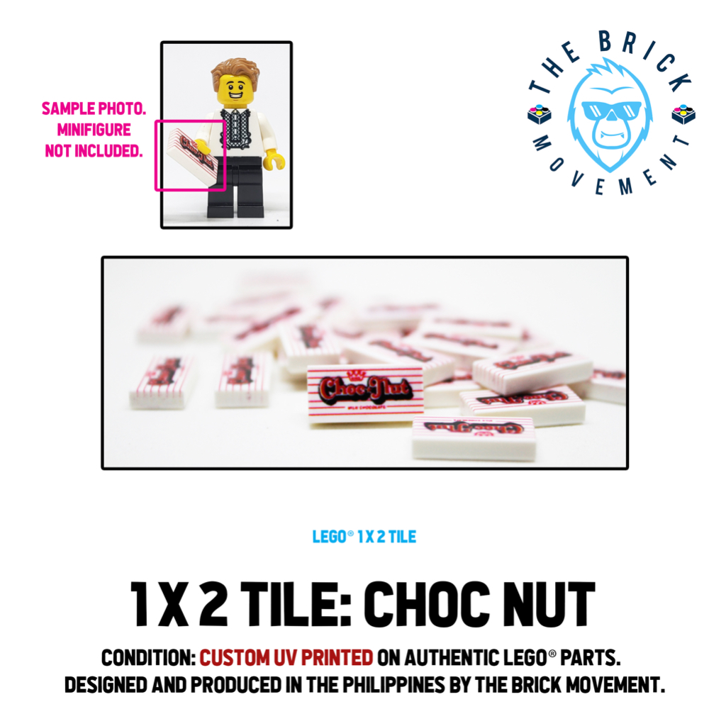 LEGO® ACCESSORIES - FOOD - Choc Nut (UV Printed) | Shopee Philippines
