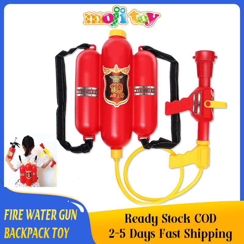 Fire water branch extinguisher backpack toy children's play house toy ...