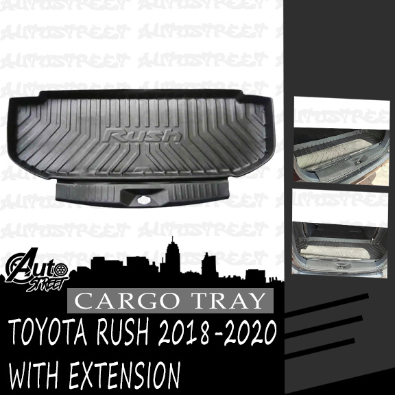 Toyota Rush 2018-2020 Cargo Trunk/Cargo Tray with EXTENSION (Black ...