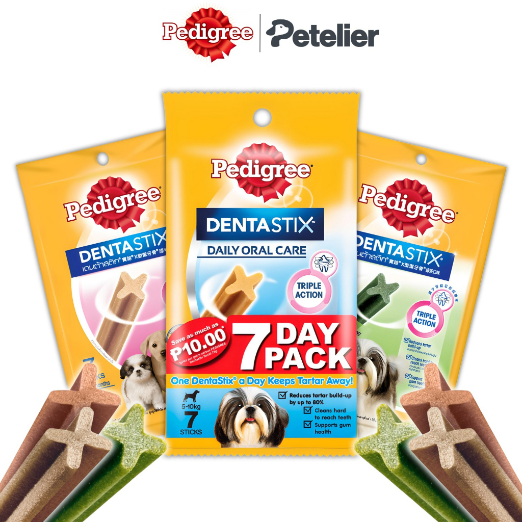 Pedigree DentaStix All Sizes/Flavors Dog/Puppy Dental Care Treats Daily ...