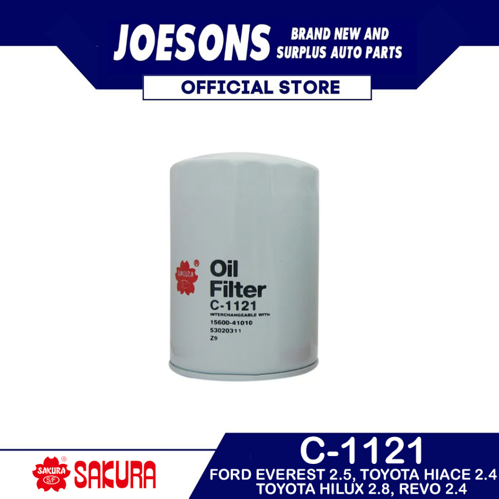 C-1121 (C-101) OIL FILTER FOR FORD EVEREST 2.5, TOYOTA HIACE 2.4 ...