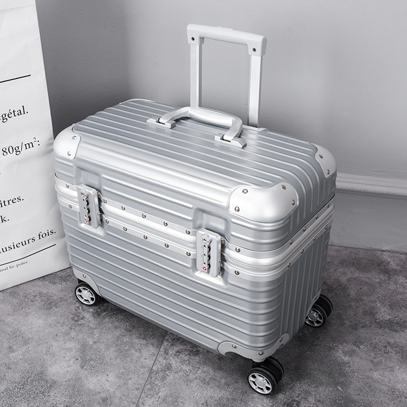 Aluminum boarding case luggage aircraft captain luggage special travel ...