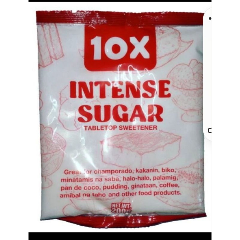 10x intense sugar / Tabletop sweetener 200g | Shopee Philippines