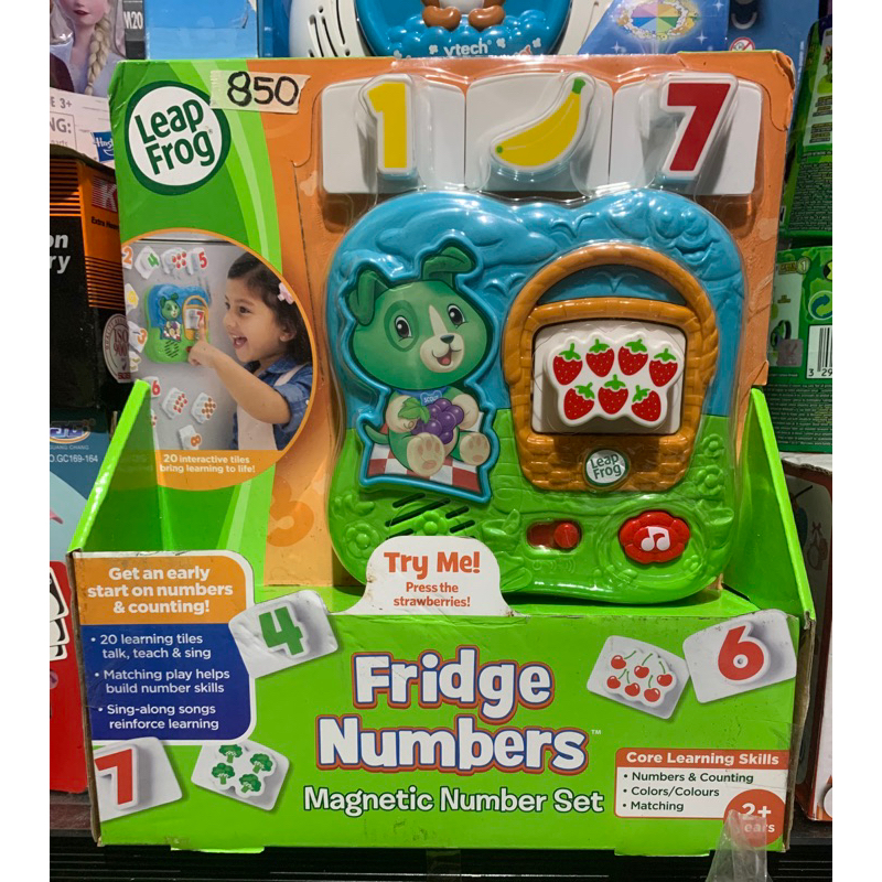 Fridge Numbers - Leap Frog Magnetic Numbers Set | Shopee Philippines