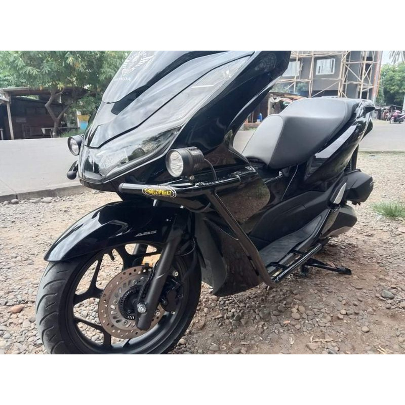 Honda PCX 160 - Half Crash Guard with Powder Coating | Shopee Philippines