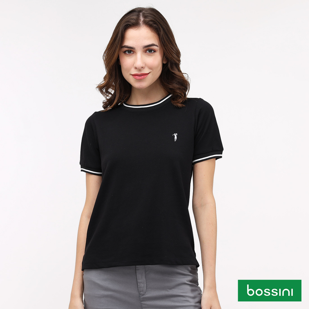 Bossini Ladies Pique T- Shirt OST12-0024 | Shopee Philippines