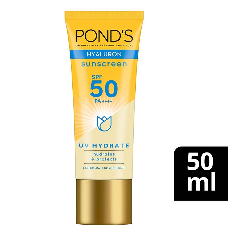 Pond's Sunscreen UV Hydrate With Hyaluron For Instant Hydration 50ML ...