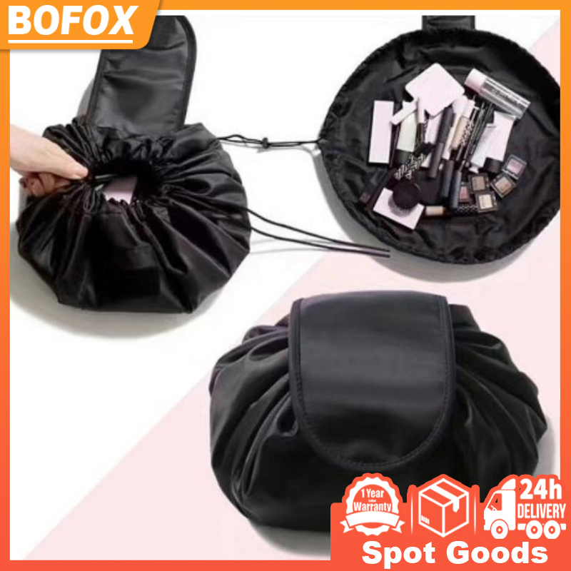 Lazy Storage Cosmetic Bag Drawstring Makeup Pouch Waterproof Travel ...