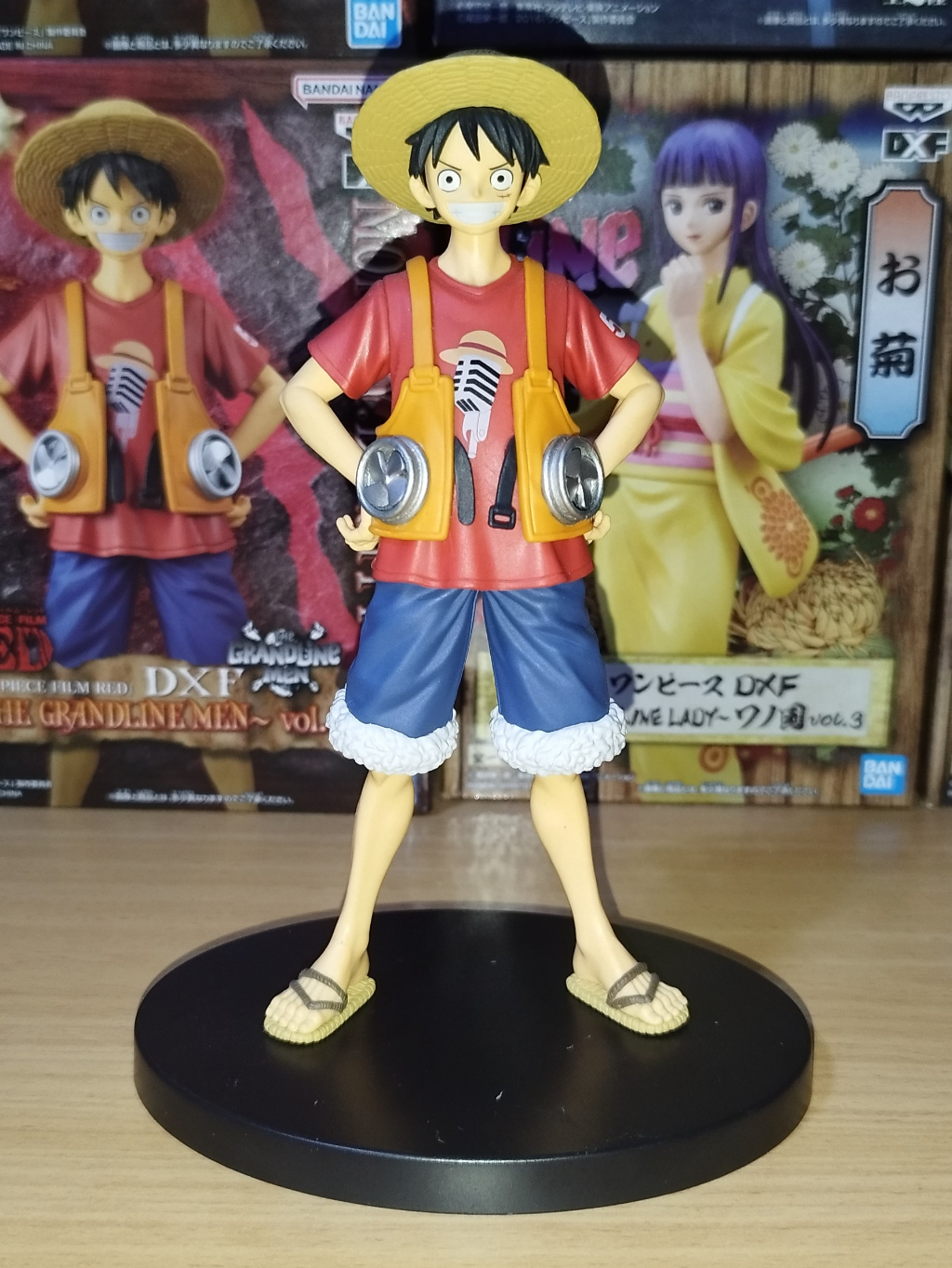 One Piece DXF The Grandline Men Vol.8 Luffy Figure Red Film (Loose ...