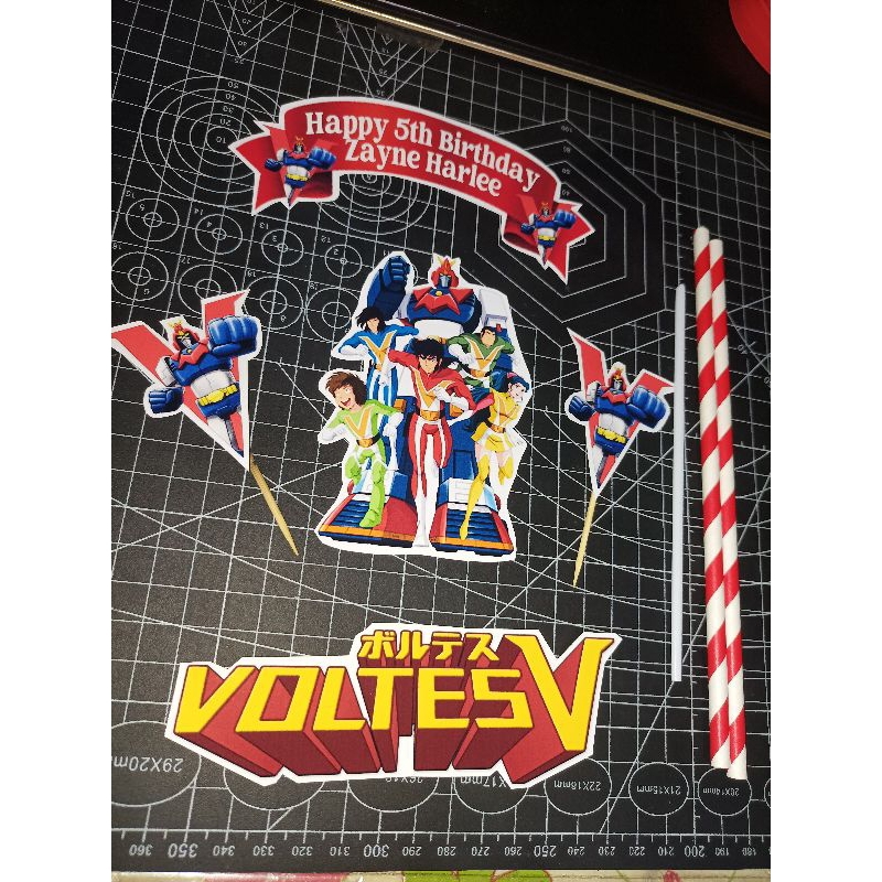 customized photo Printed cake toppers voltes v themed | Shopee Philippines