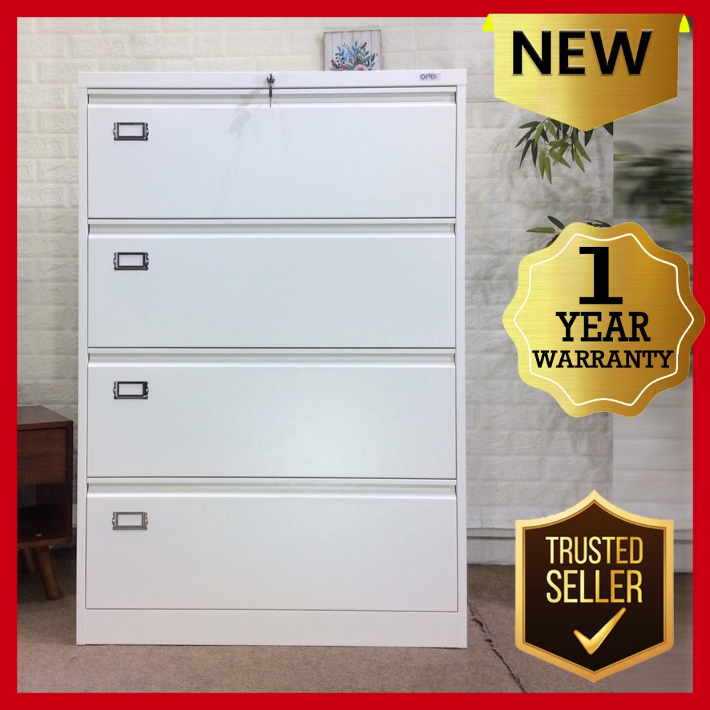 Lateral 4-Drawer Steel Filing Cabinet | Shopee Philippines