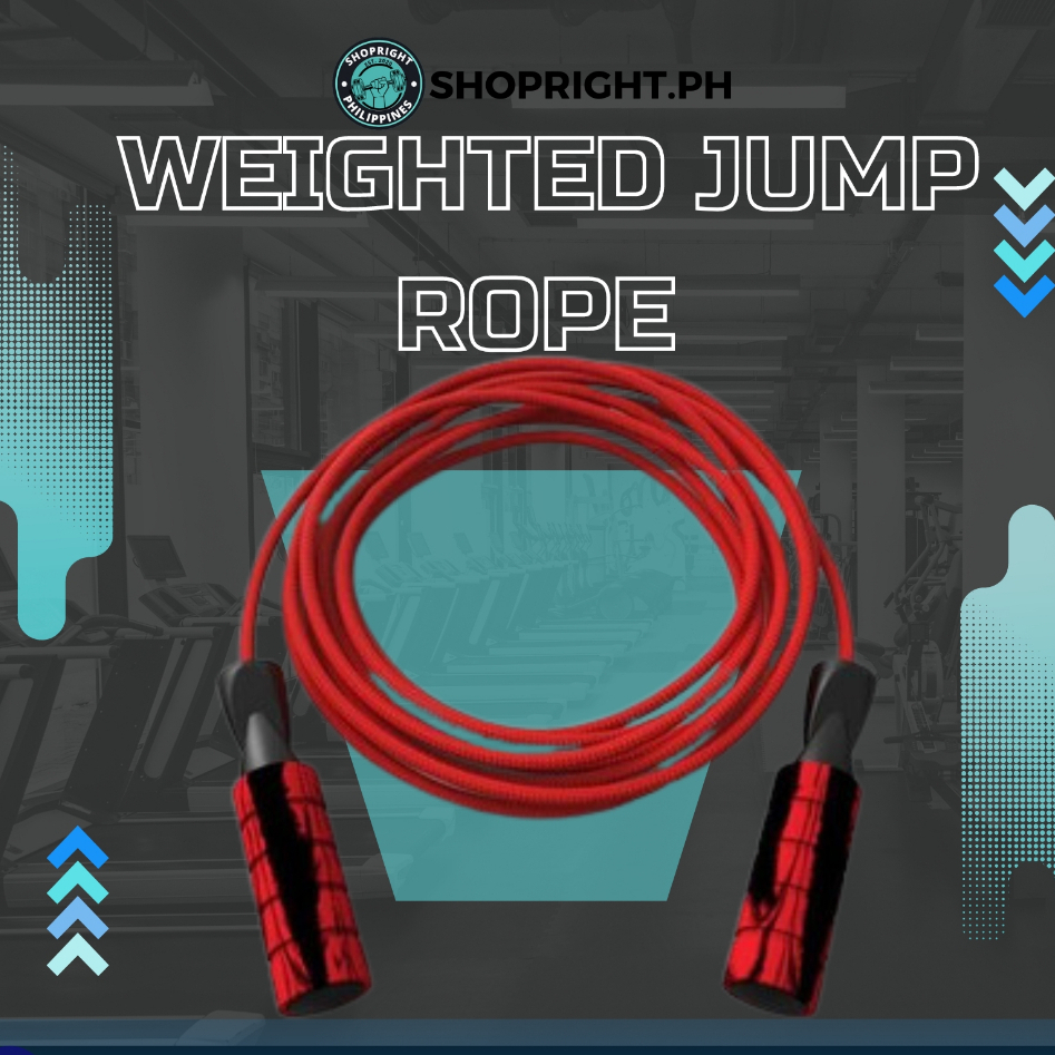 Weighted Jumping Rope Skipping rope for Workout Speed Jump rope manila ...