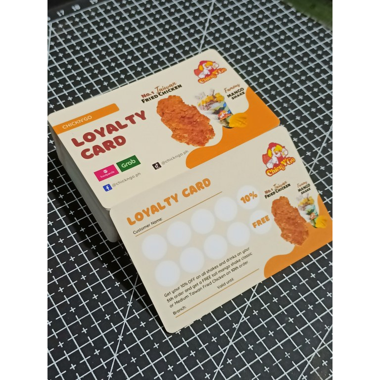 CALING CARD, BUSINESS CARD, LOYALTY CARD, THANKS YOU CARD | Shopee ...