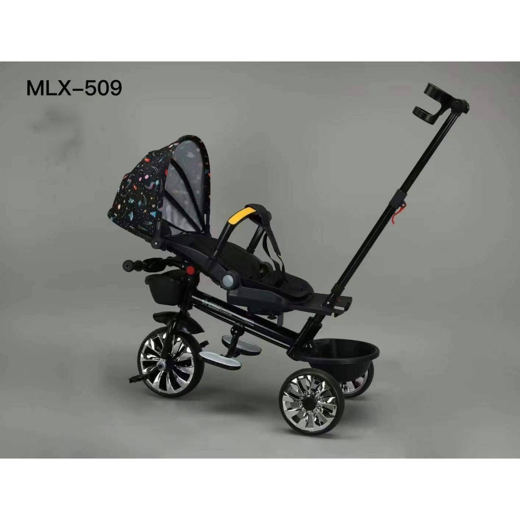 Stroller bike baby reclinable and 2-way facing baby rubber wheel ...