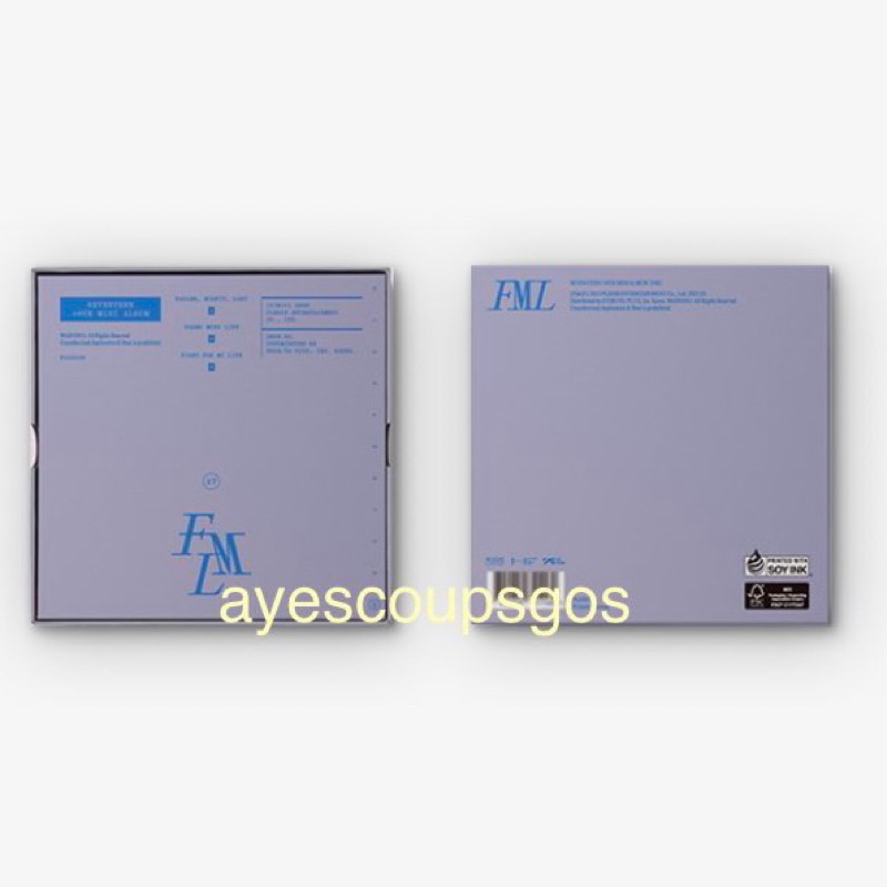 Seventeen FML deluxe version album SEALED | Shopee Philippines