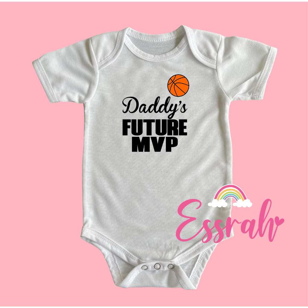 Daddy's future MVP ( statement onesie ) | Shopee Philippines
