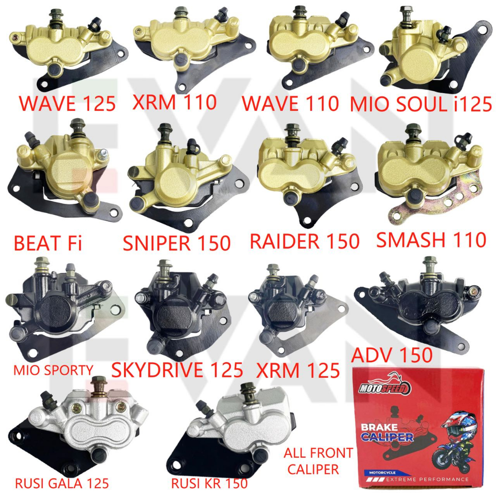 EVAN Shop Brake Caliper (Front) Wave/Xrm/Sniper/Raider/Rusi/Beat/Smash ...