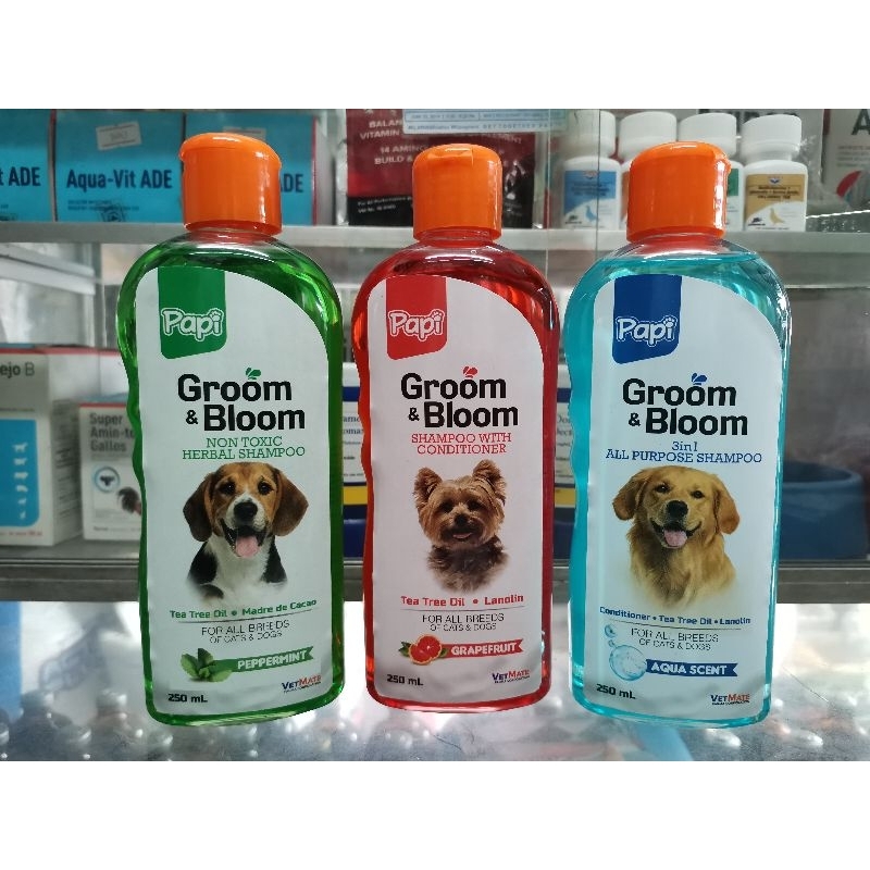 PAPI Groom & Bloom Shampoo 250ml | Shopee Philippines