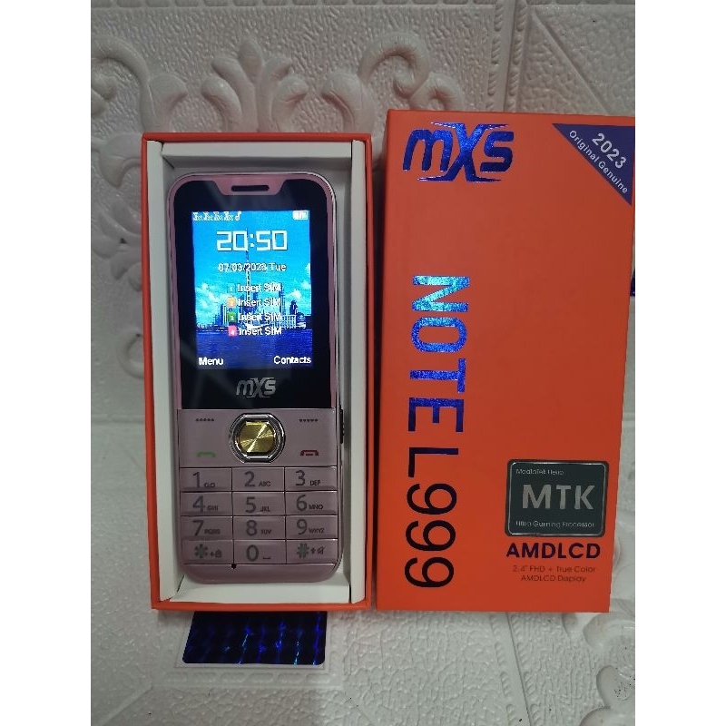 Original Keypad Phone MXS NOTEL999 4 sim slot BACK up phone | Shopee ...