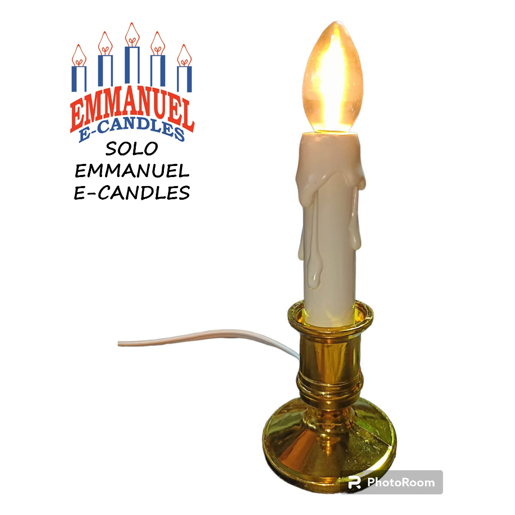 Emmanuel E-Candles | 5-Inch Handcrafted Devotional Candle | Solo Taper ...