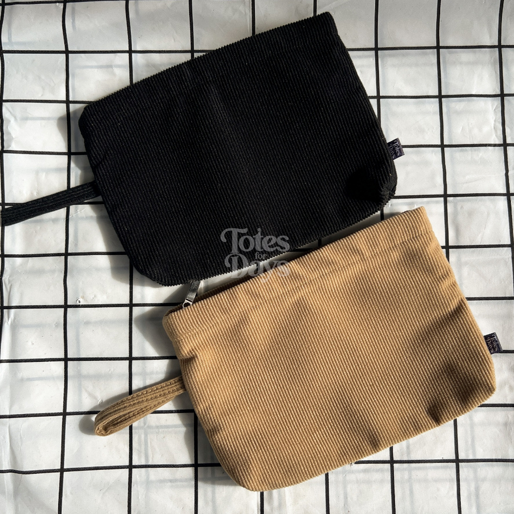 Corduroy Pouch by TOTES FOR DAYS | Shopee Philippines