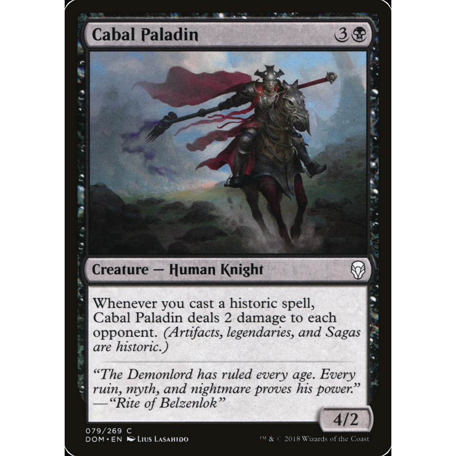 Magic the Gathering | Cabal Paladin | Shopee Philippines