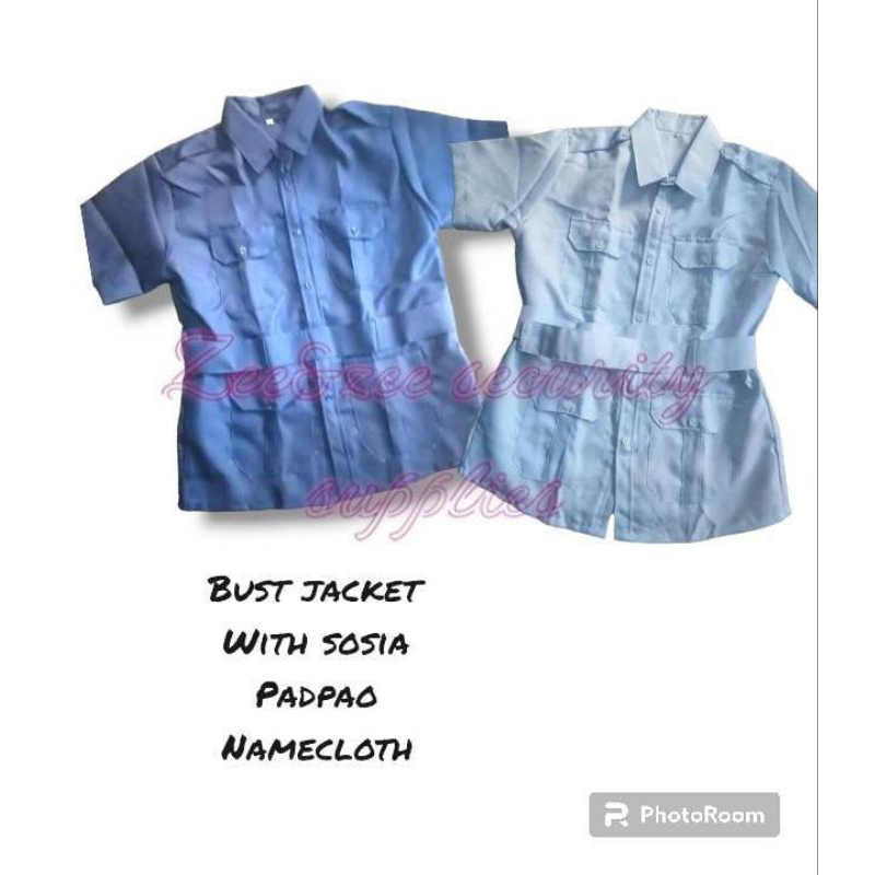 BUST JACKET UPPER with buckles | Shopee Philippines