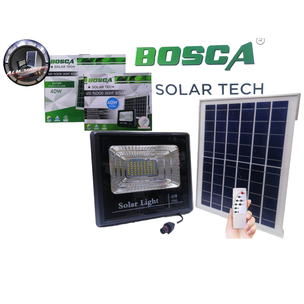 Bosca Solar Light 40w Aluminum Outdoor Led Flood Light water proof IP65 ...