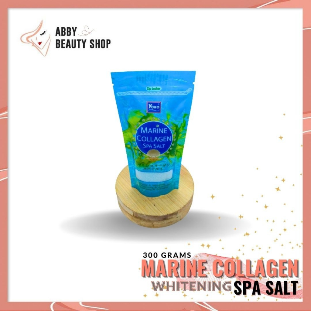 Yoko Marine Collagen Spa Salt Body Scrub 300g Whitening Smooth Skin ...