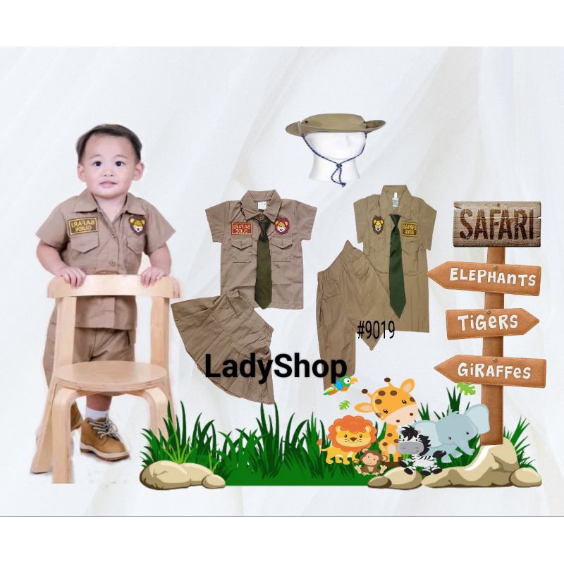 Safari Out Fit For Kids ActualPhotoIsPosted | Shopee Philippines